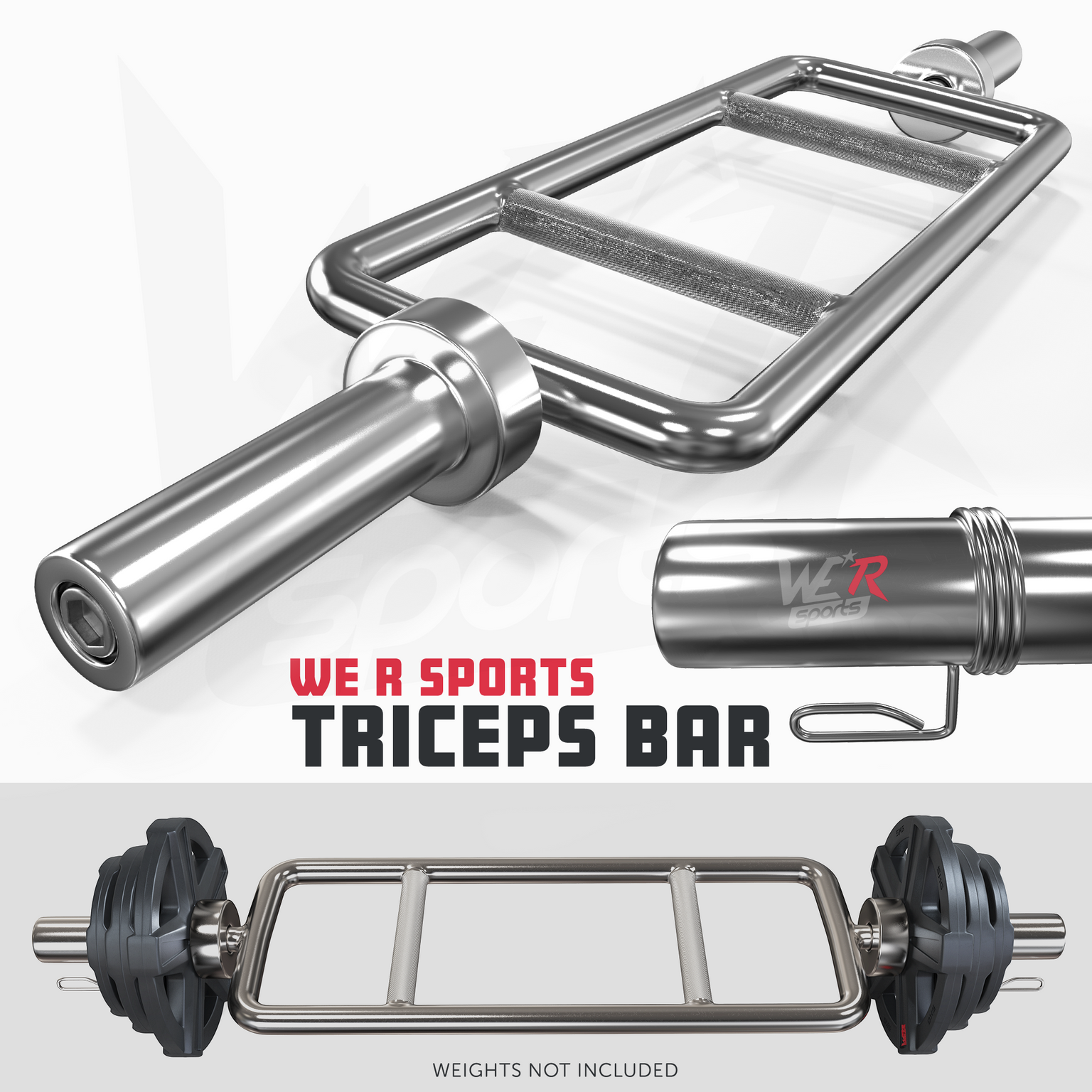 Multi Handle Grip Triceps Bar 2" BLACK