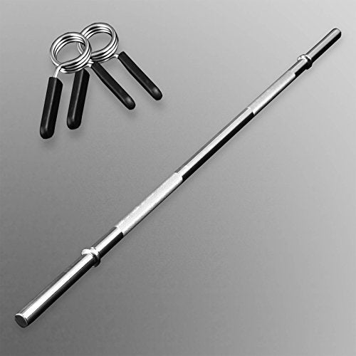 FlexBar 1" Barbell Bar with Spring Collar