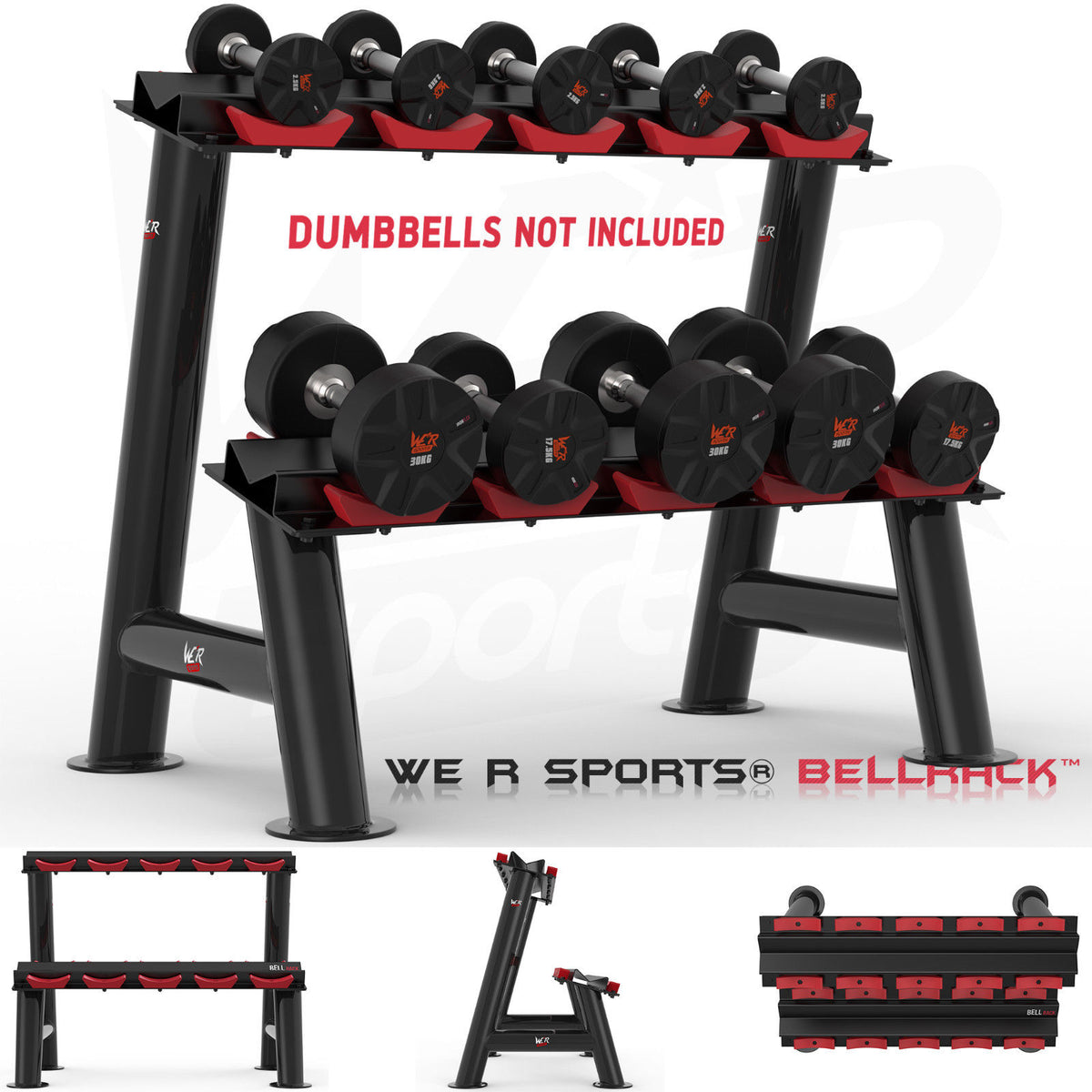 Heavy Duty Dumbbell Rack BLACK
