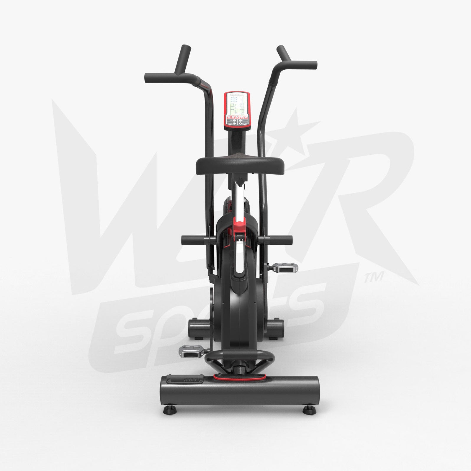 Exercise Bike Commercial Air Bike Dual Action Fan Bike Full Body Gym ...