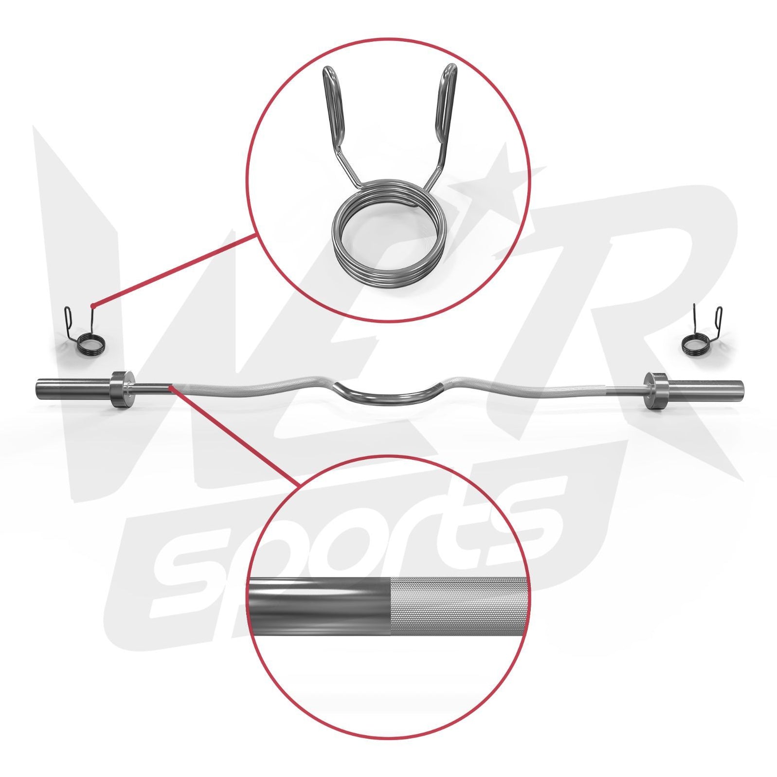 Multi Handle Grip Triceps Bar 2" BLACK